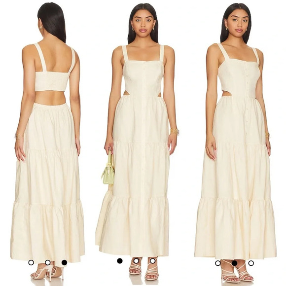 PAIGE | Dresses | Nwt Paige Shadi Dress In Antique Paper Size Small ...